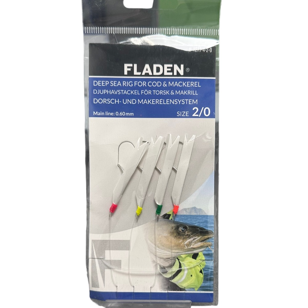 New FLADEN Daylight Rig 4 Hook Size 2/0 - Own4Less